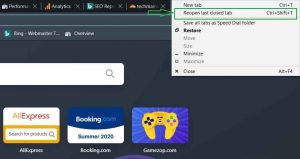 How To Reopen Closed Window Or Tabs From Any Browser » TechMaina