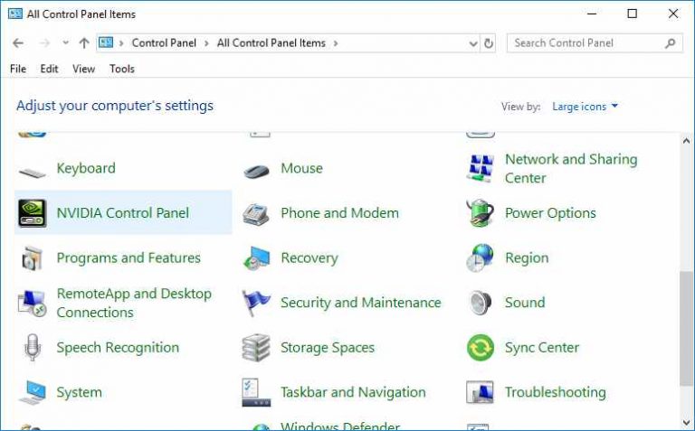 Fix: NVIDIA Control Panel Missing Options On Windows 10 » TechMaina