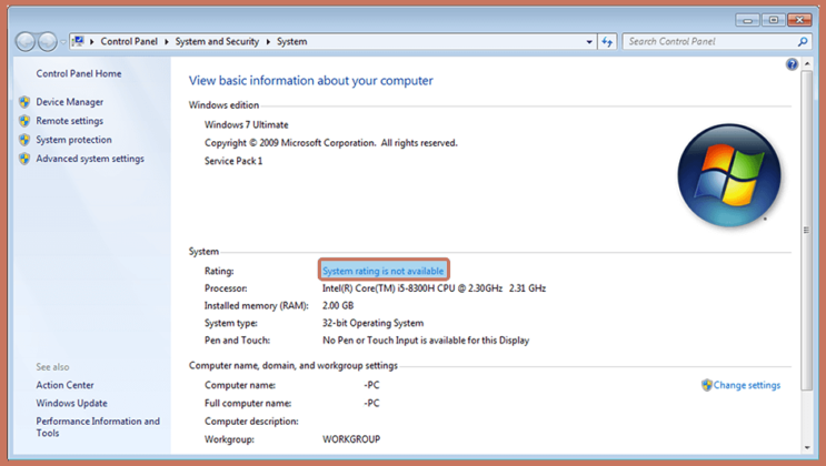 How To Use The Windows Experience Index In Windows 10 » TechMaina