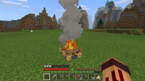 How To Make A Campfire In Minecraft [Easy&Fast] 2025 » TechMaina