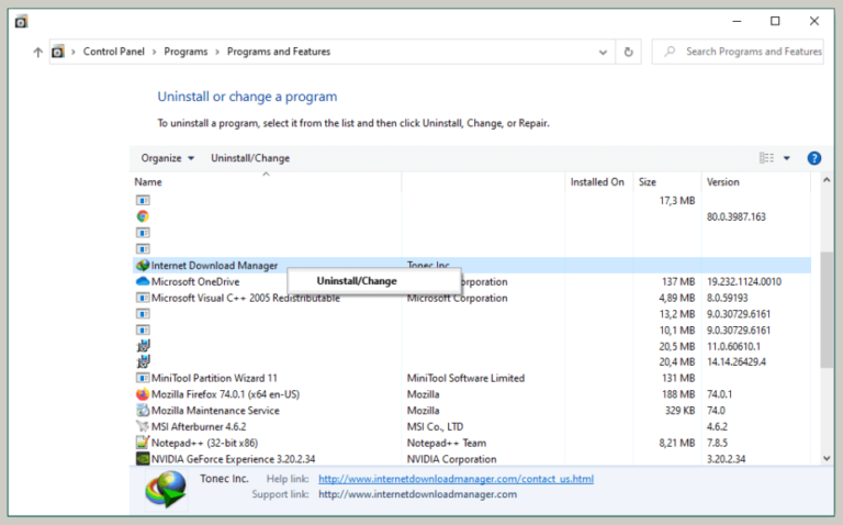 [Perfectly] How To Uninstall IDM (Internet Download Manager) » TechMaina