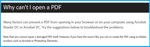 How To Fix: Can't Open PDF Files Error In Windows 10 » TechMaina