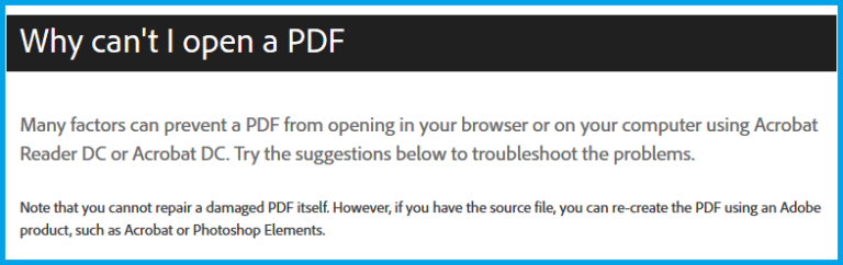 How To Fix: Can't Open PDF Files Error In Windows 10 » TechMaina
