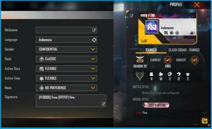 Free Fire Colour Code [Make Your Writing Colored] » TechMaina