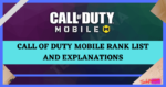 Call Of Duty Mobile Rank List And Explanations [2025] » TechMaina